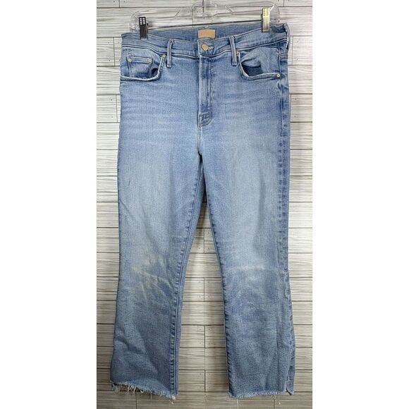 MOTHER | Jeans | Mother Jeans Womens Insider Crop Step Fray Skinny Blue ...